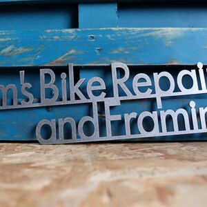 Custom Sign, Custom Metal Word Sign, Steel Lettering, Metal Sign ...