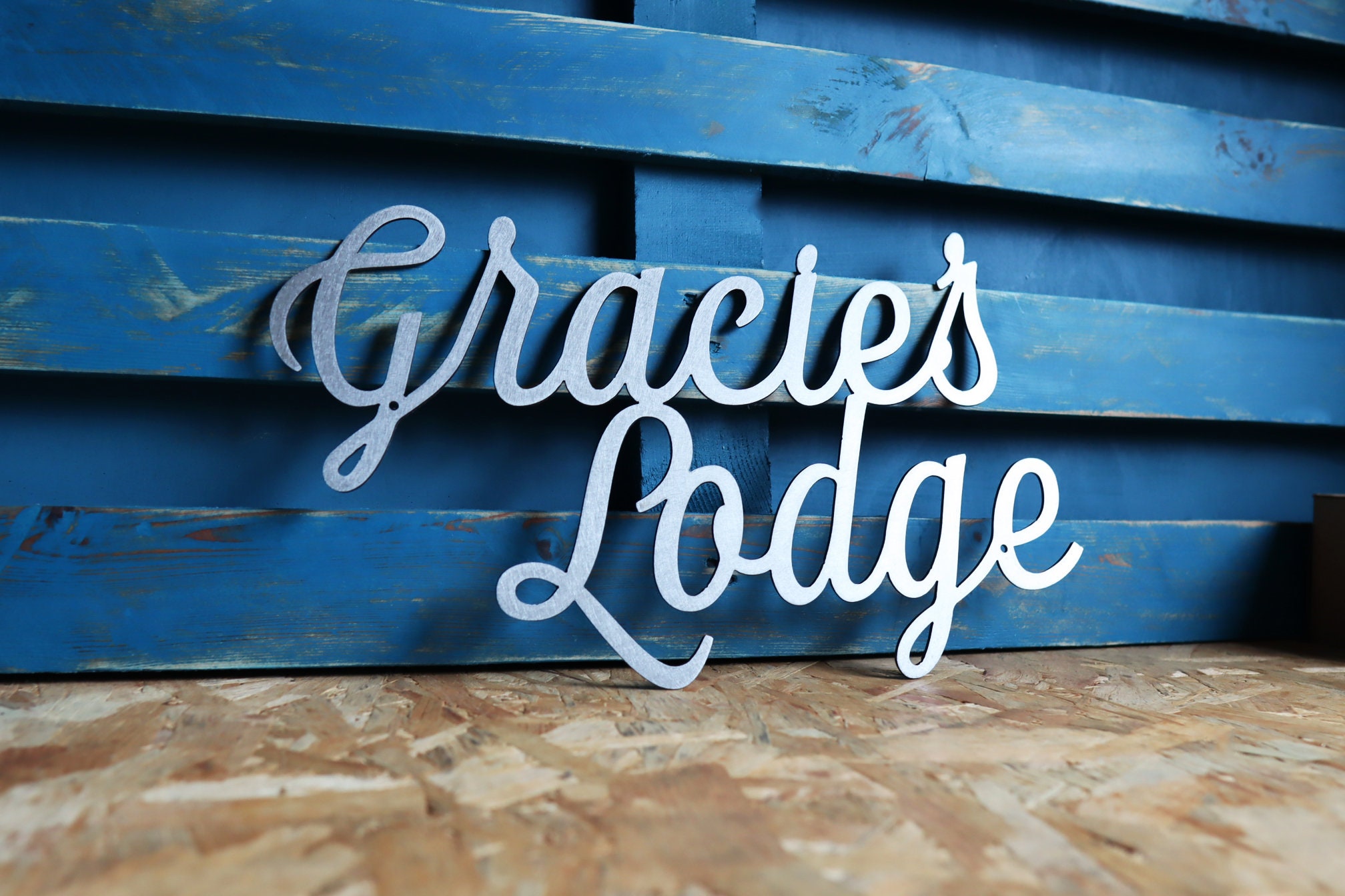 Custom Metal Sign House Sign Custom Metal Words Steel | Etsy