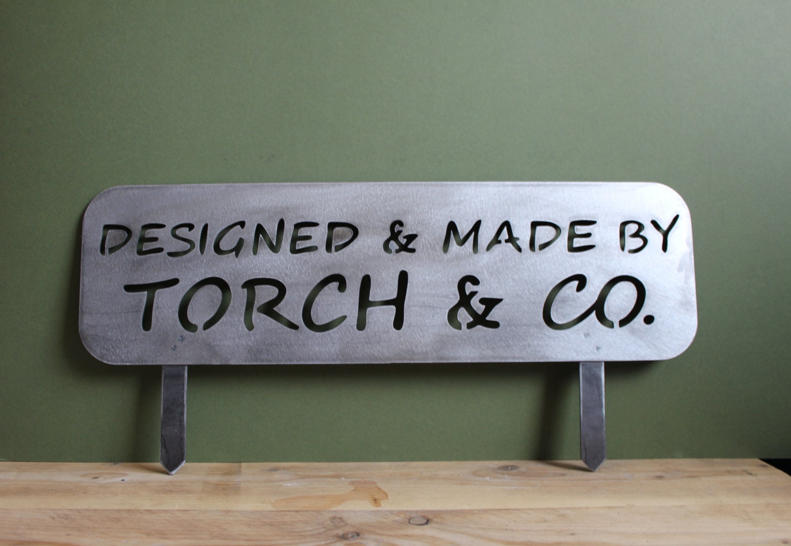 House Name Freestanding Sign Custom Metal Address Sign Free | Etsy UK