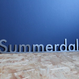 Custom Sign Custom Metal Word Sign Steel Lettering Metal | Etsy