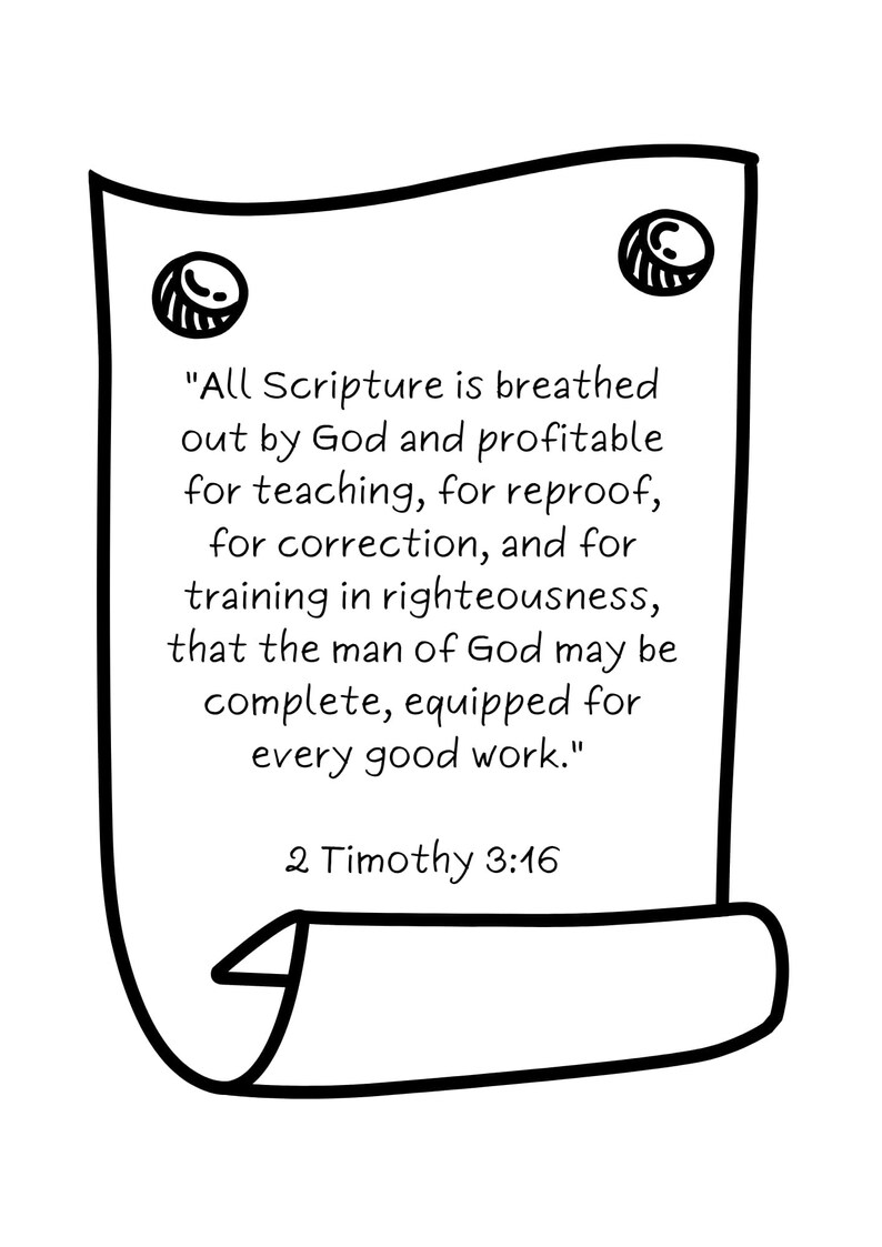 Scripture Study Guide C - Elementary - Etsy