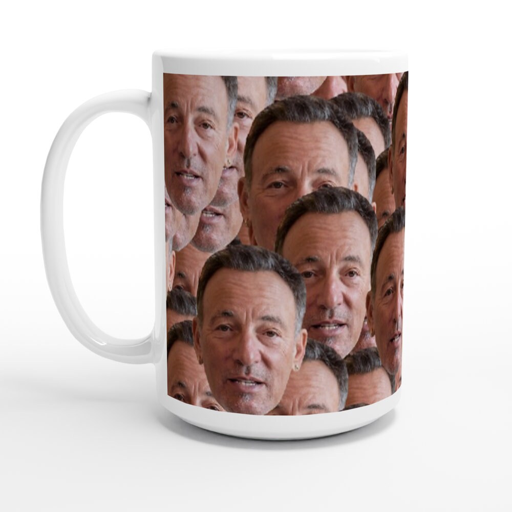 Bruce Springsteen Mug Bruce Springsteen Coffee Cup Legendary Bruce ...