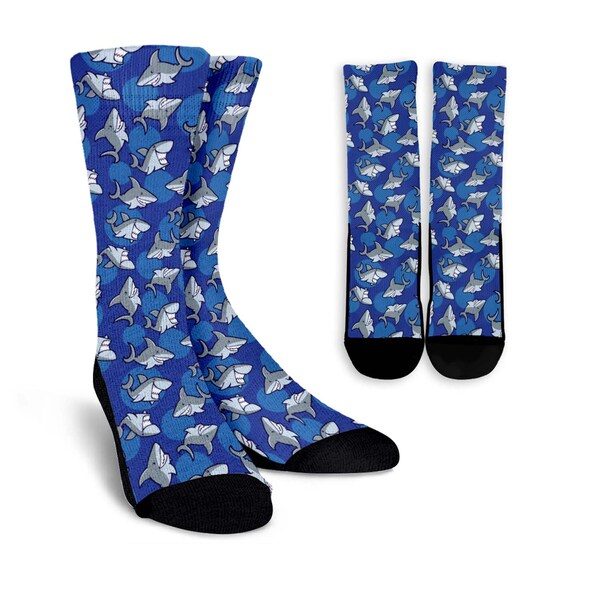 Shark Socks - Etsy