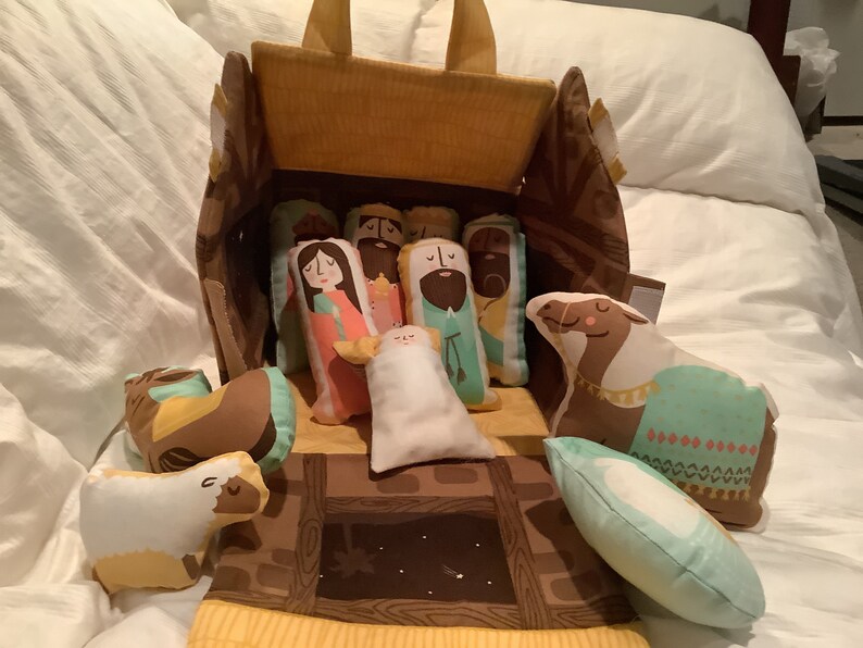 Stacy Hsu Soft Fabric Nativity Set - Etsy