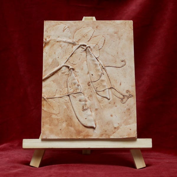 Botanical Bas Relief - Etsy