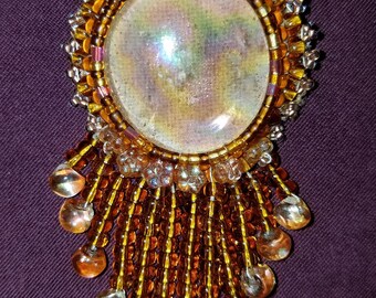 Beaded cabochon | Etsy