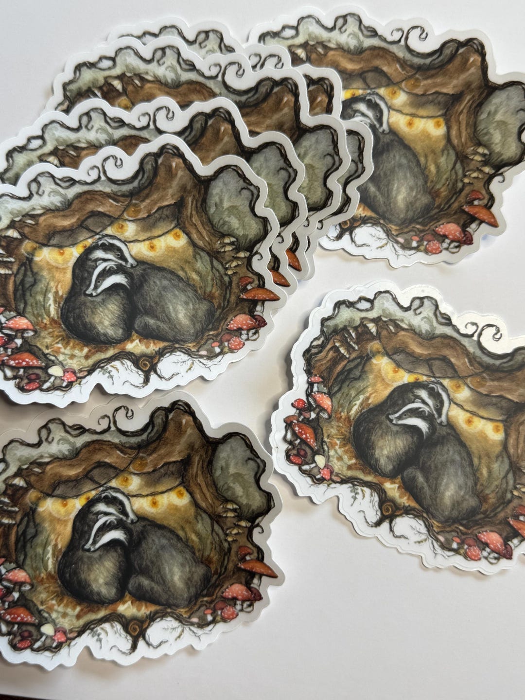 Badgers Burrow Clear Vinyl Sticker - Etsy