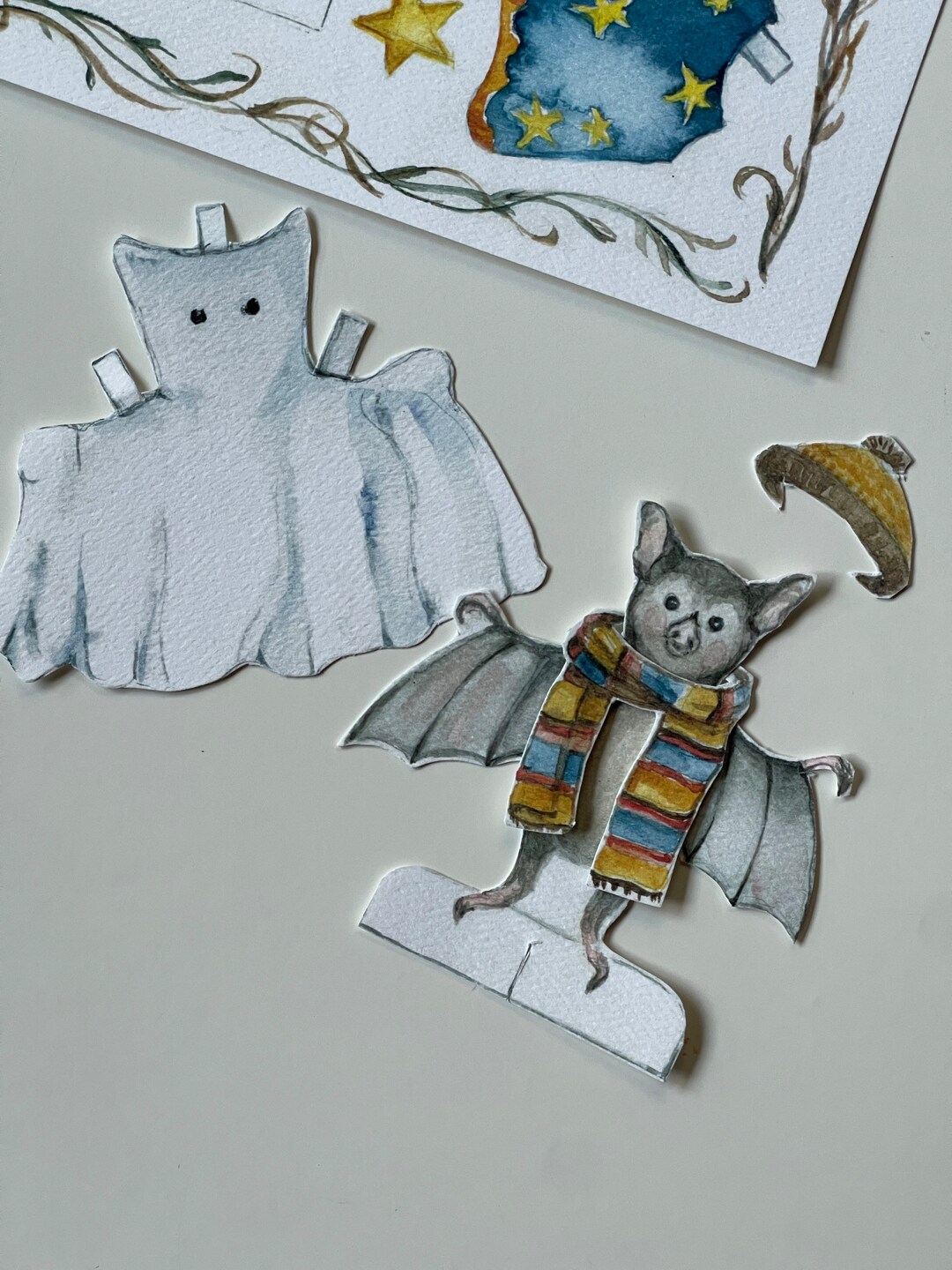 Halloween Bat Paperdoll - Etsy