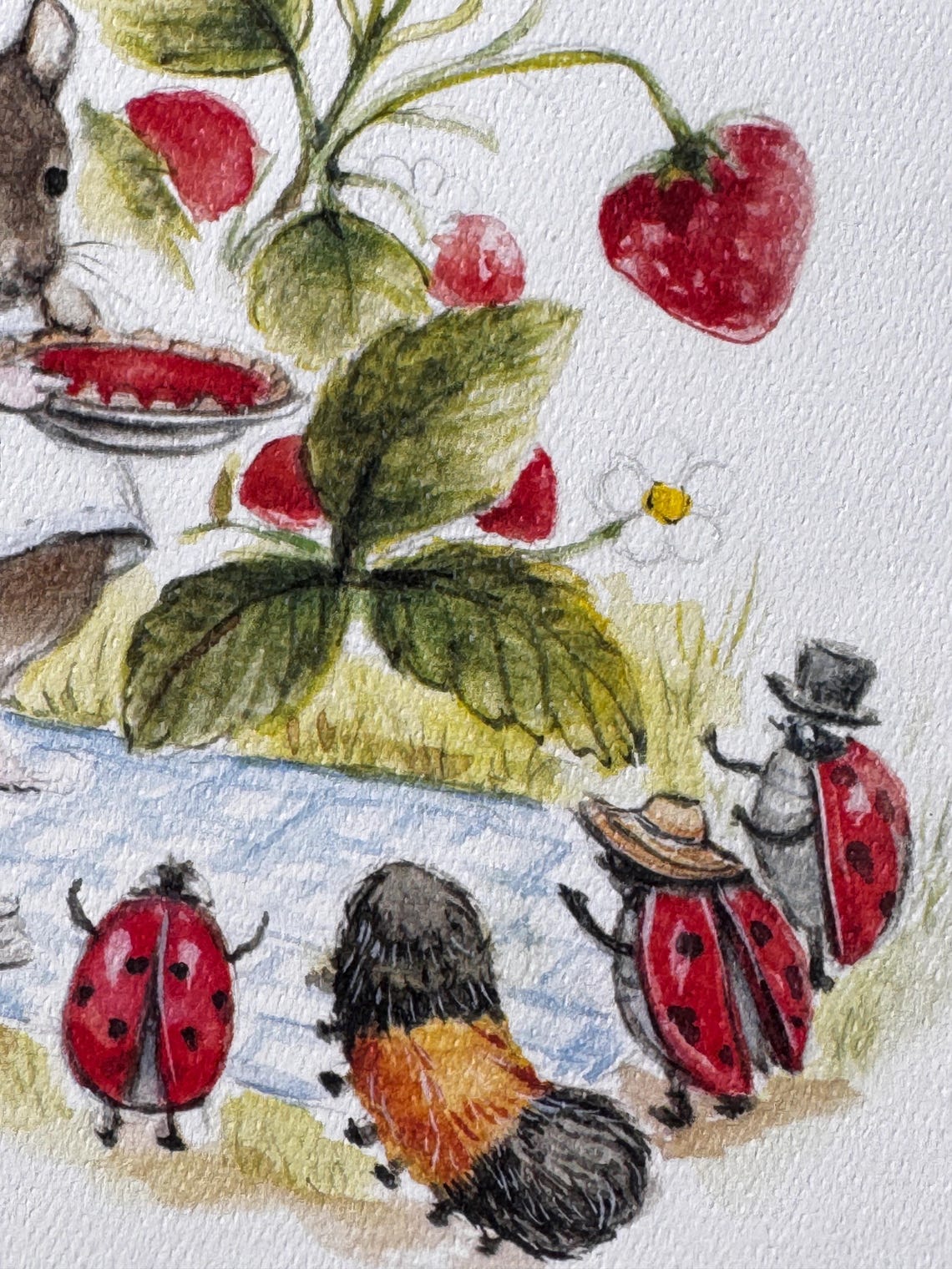 Ladybugs Picnic Print - Etsy