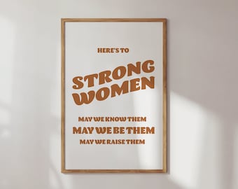 Women Strong Poster - Etsy