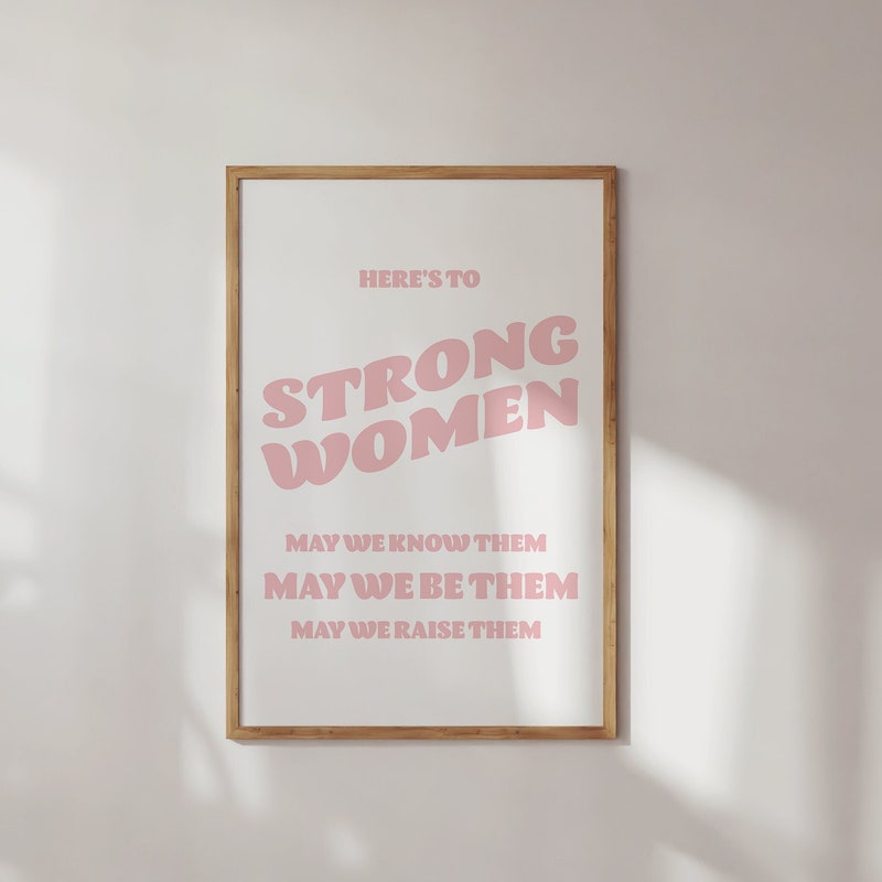 Strong Women Print - Etsy