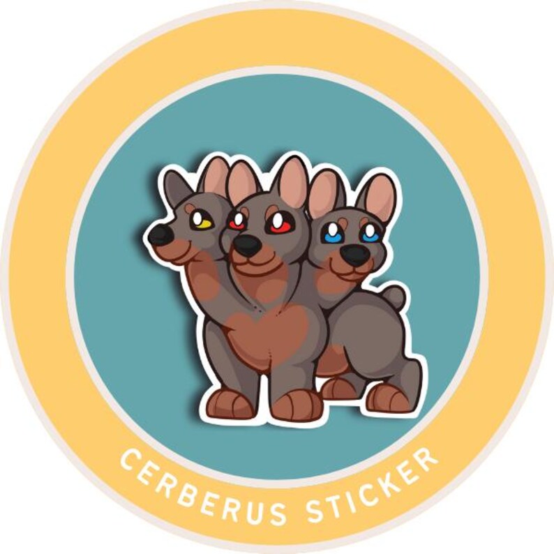 Cerberus Sticker - Etsy