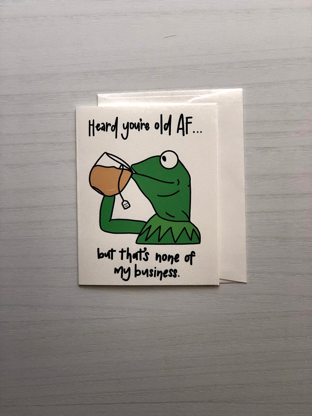 Kermit Card - Etsy