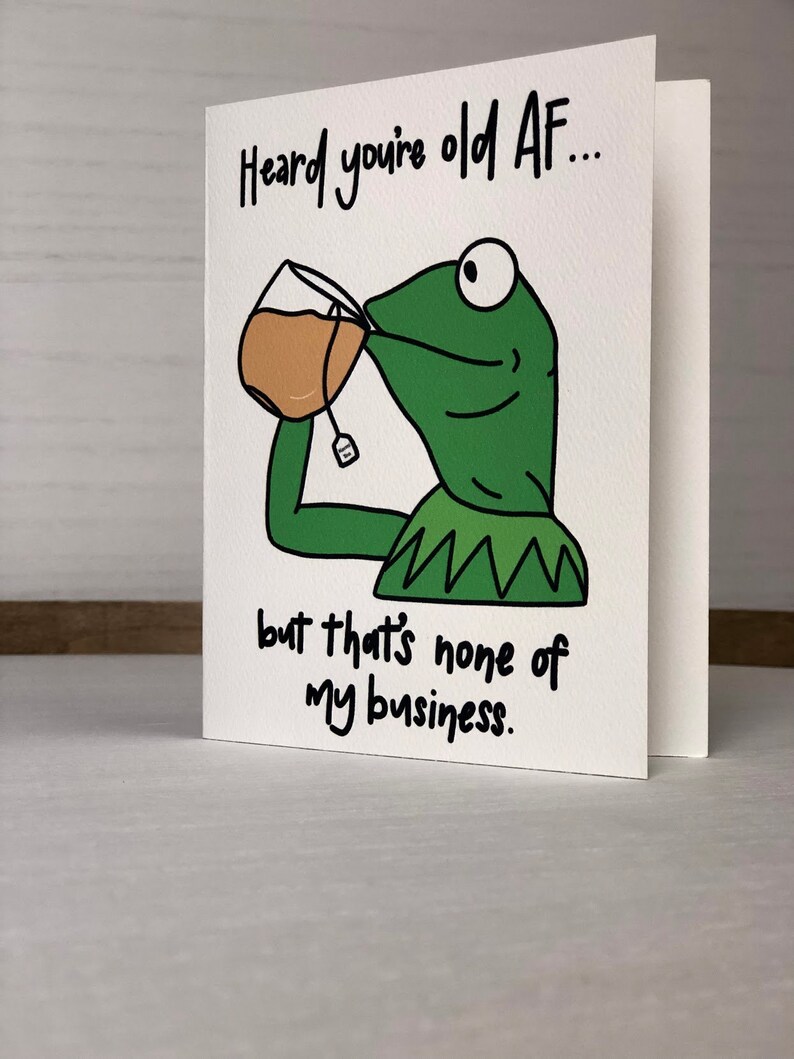 Kermit Card - Etsy