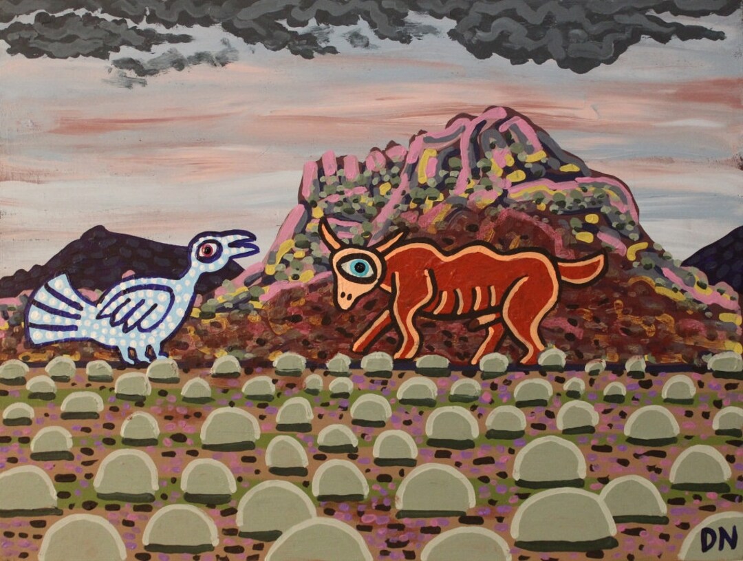 One-eyed Bull and Three-legged Bluebird - Etsy