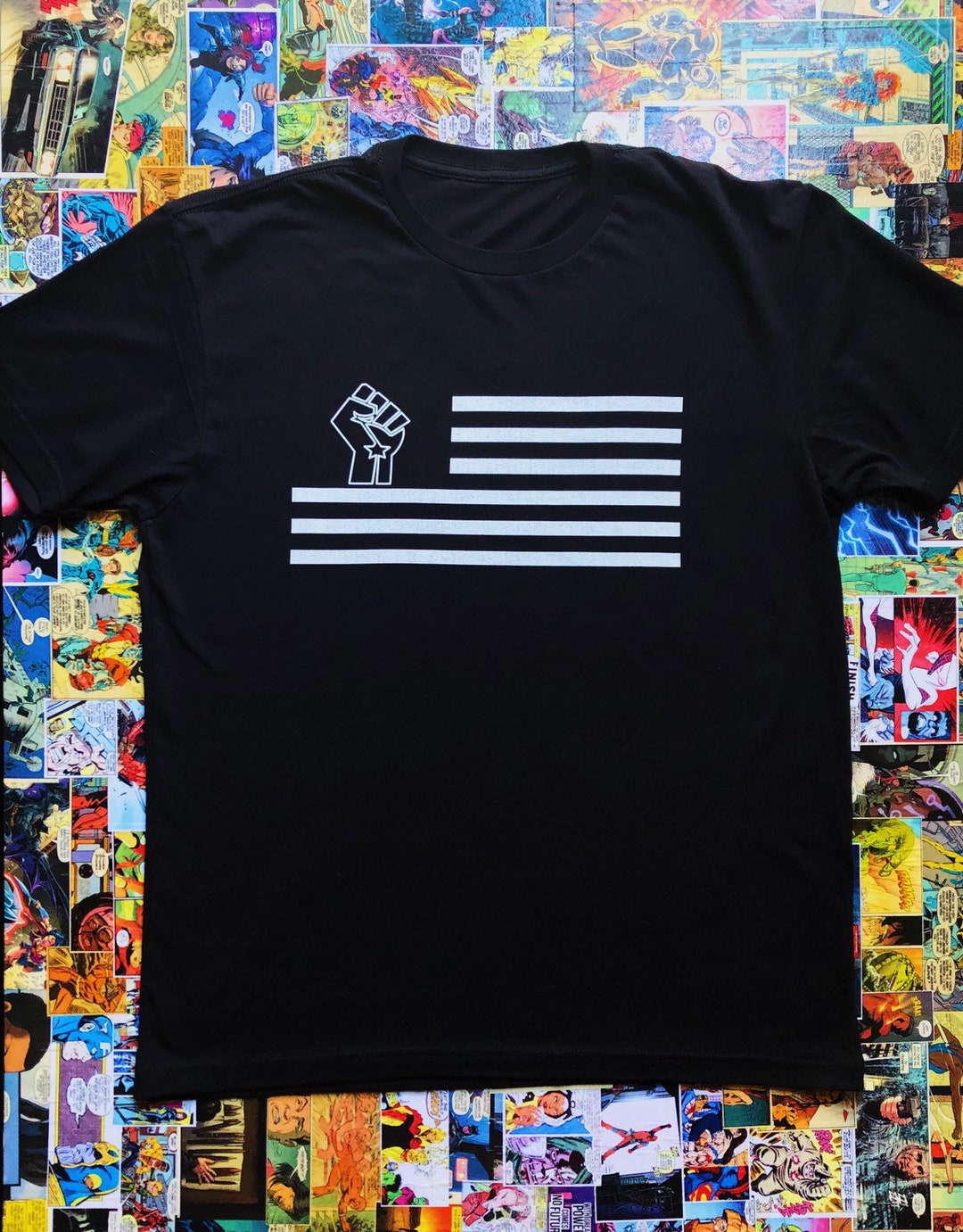 Anti-racist Flag Short Sleeve Tee Shirt - Etsy