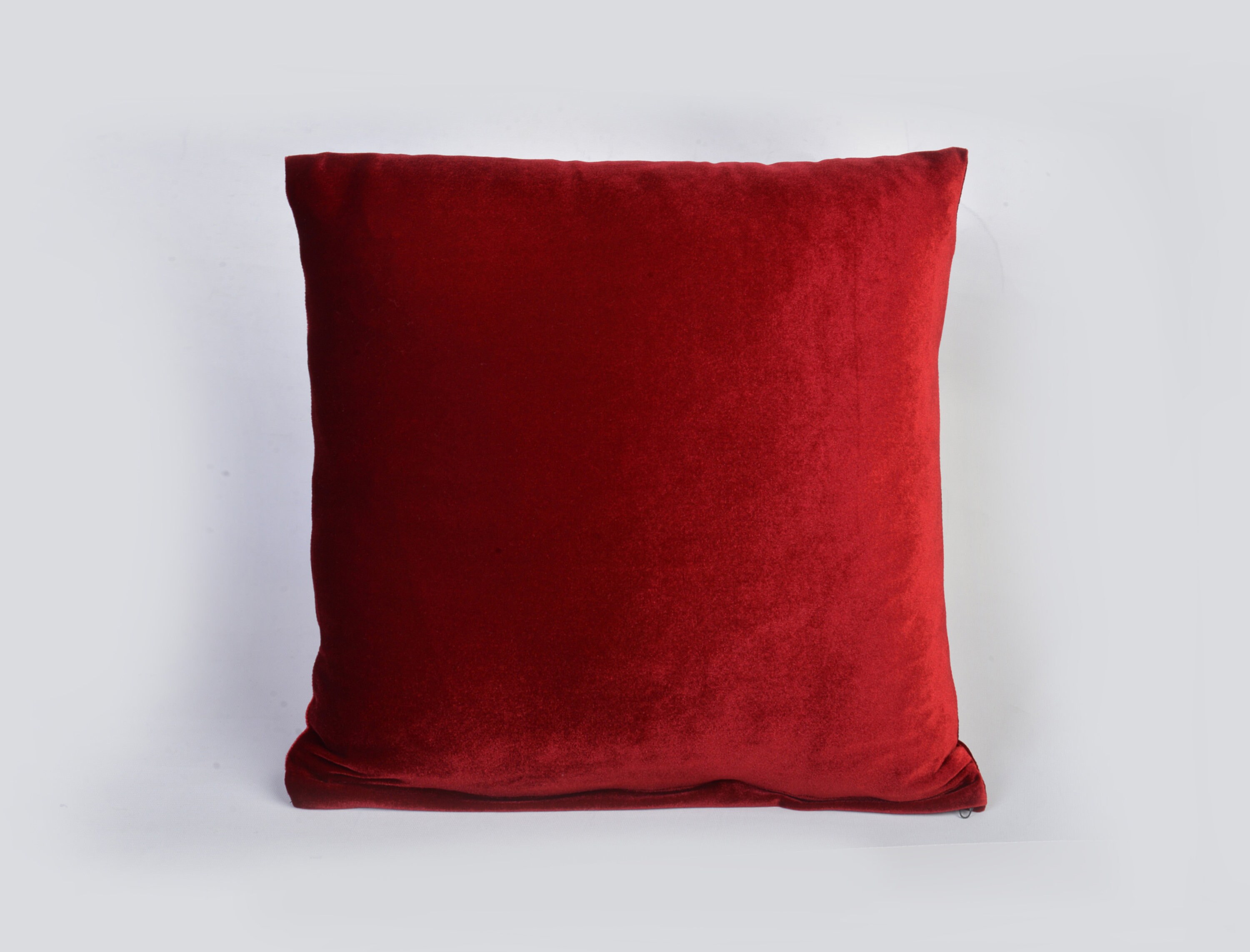 Luxury velvet throw pillow red velvet pillow cover red throw | Etsy