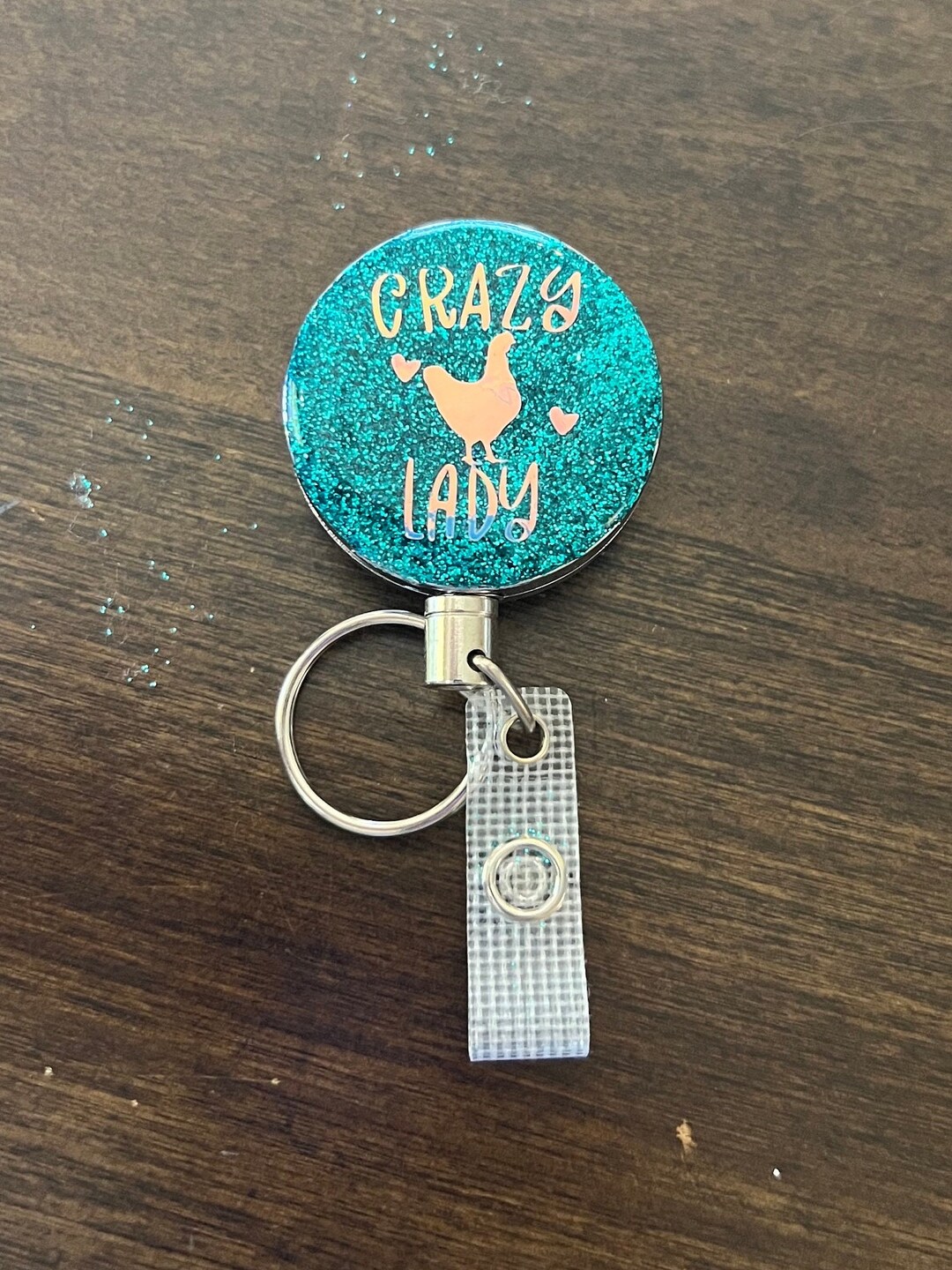 Crazy Chicken Lady Heavy Duty Badge Reel - Etsy