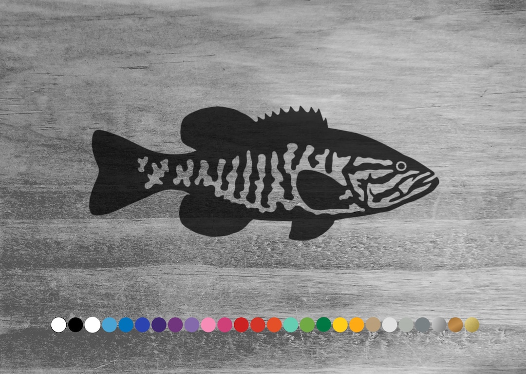 Smallmouth Bass Vinyl Decal Sticker for Car Truck Rv Camper Van 4x4 ...