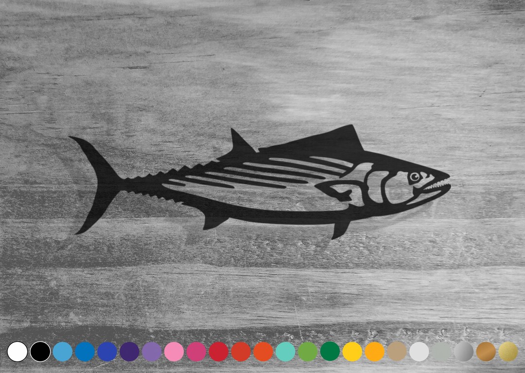 Bonito Fish Vinyl Decal Sticker for Car Truck Suv Rv Van 4x4 Atv Window ...