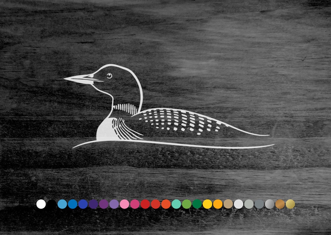 Loon Vinyl Decal Sticker for Car Truck Rv Camper Van Atv Window Bumper ...