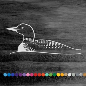 Loon Vinyl Decal Sticker for Car Truck Rv Camper Van Atv Window Bumper ...