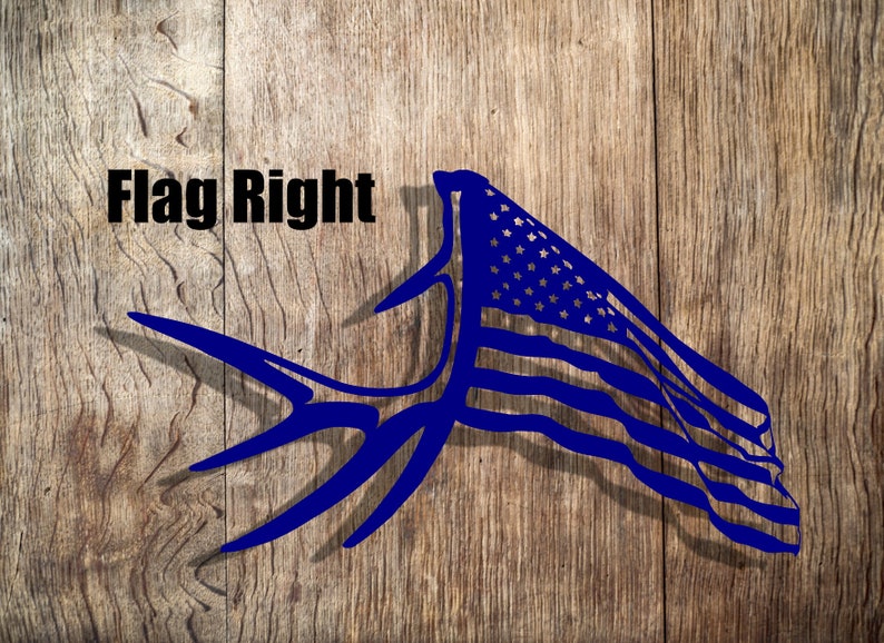 Antler Flag Vinyl Decal Sticker for Car Truck Rv Camper Van Atv Utv ...