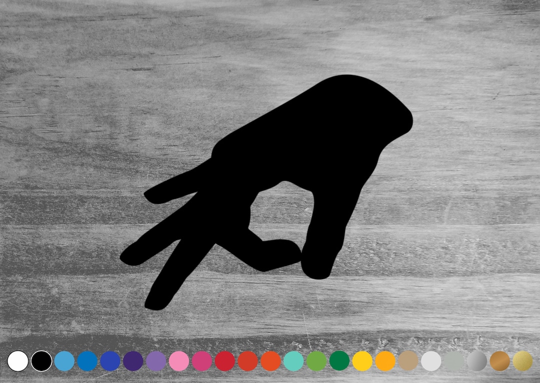 Circle Game Gotcha Hand Vinyl Decal Sticker for Car Truck Camper Van ...