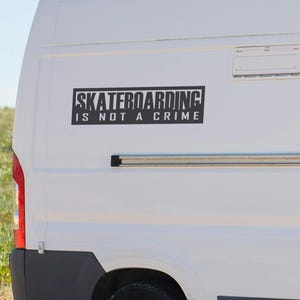 Skateboarding Vinyl Decal Sticker for Car Truck Rv Camper Van Window ...