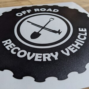 Off Road Recovery Vehicle Vinyl Decal Sticker for Car Truck 4x4 Jeep ...
