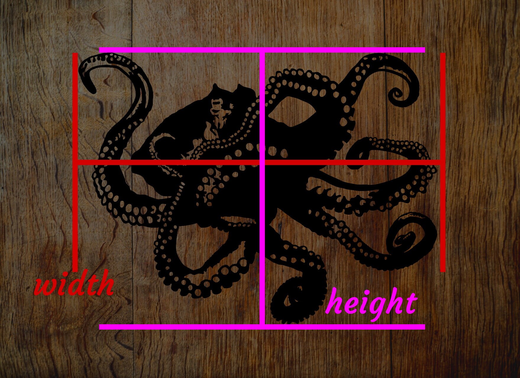 Octopus Vinyl Decal Sticker for Car Truck Van Rv Suv 4x4 | Etsy