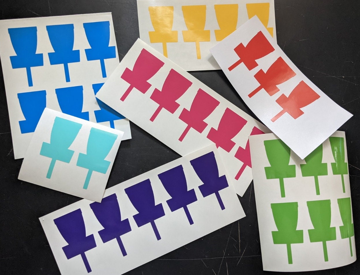 Disc Golf 2 Inch Basket Vinyl Decal Sticker Sheet for Bottle - Etsy