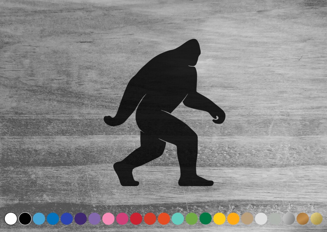 Bigfoot Sasquatch Vinyl Decal Sticker for Car Truck Rv Camper Van Atv ...