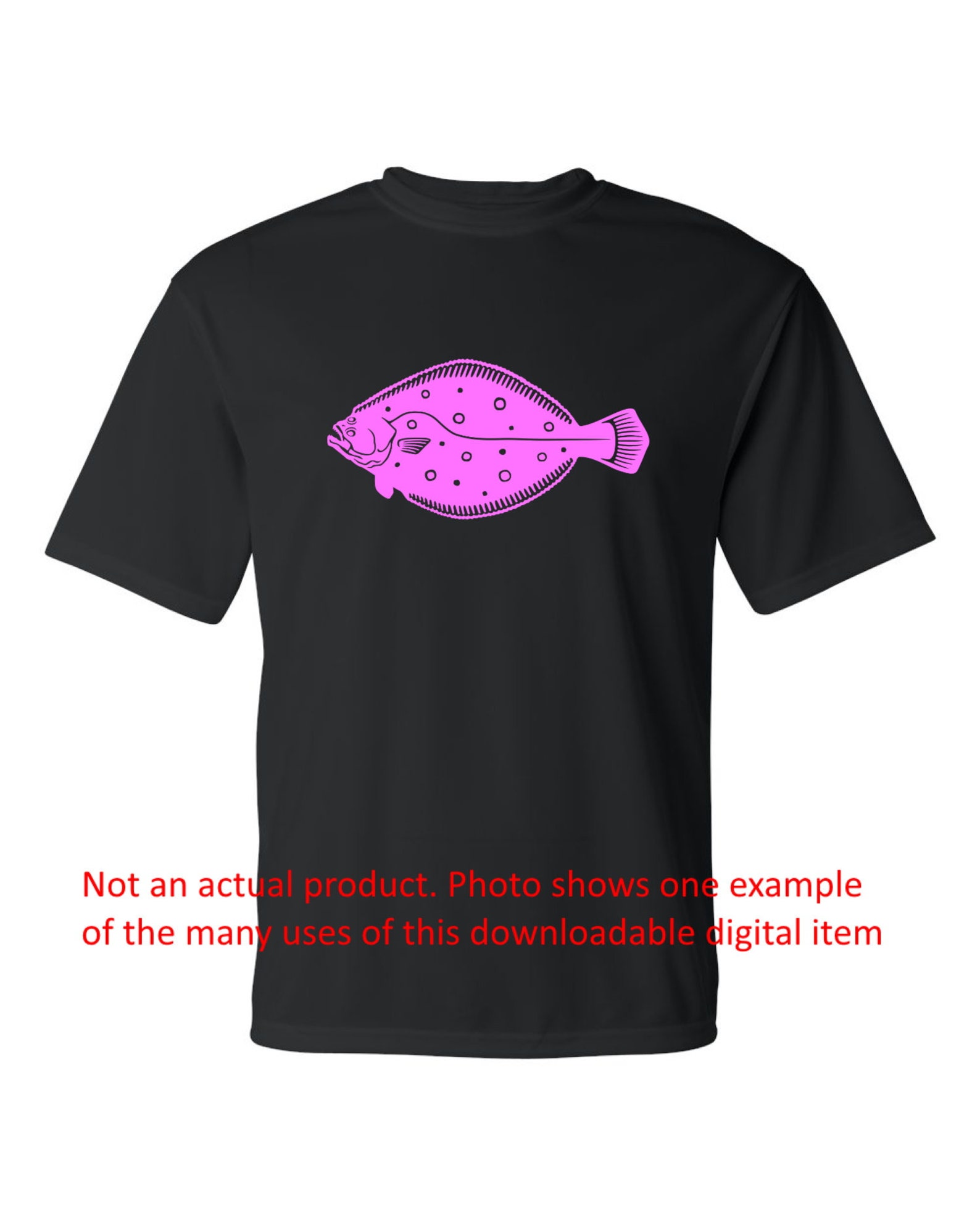 Fluke Summer Flounder Svg Png Jpeg Pdf Digital File Download -NOT a ...