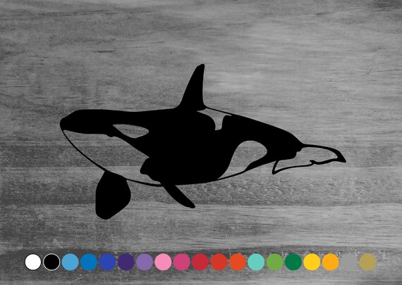 Orca Killer Whale Vinyl Decal Sticker for Car Truck Boat Kayak - Etsy