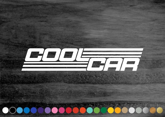Cool Car Vinyl Decal Sticker for Car Truck Suv Van Auto Tuner - Etsy