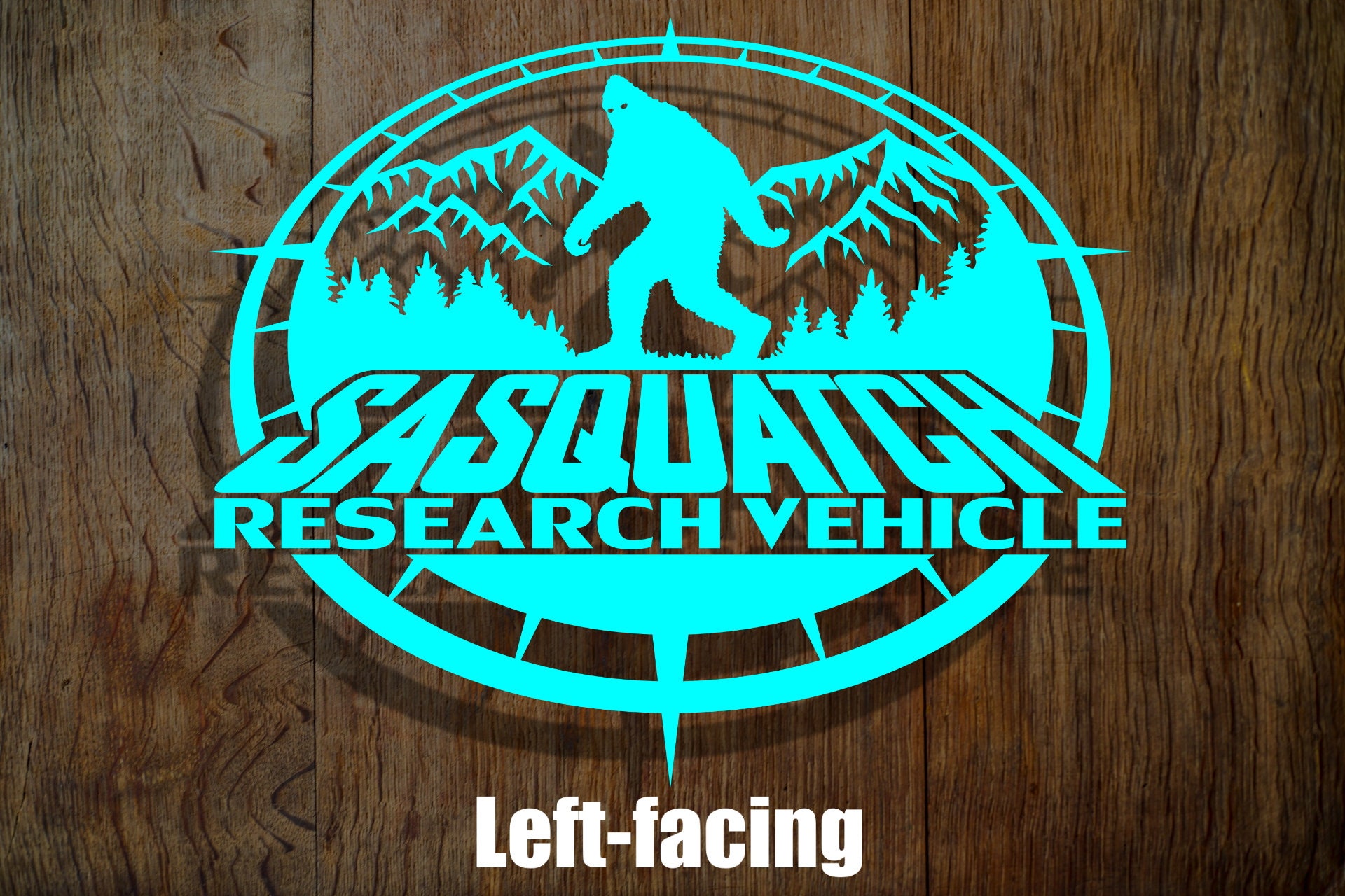 Large Sasquatch Research Vehicle Decal Sticker for Car Truck - Etsy