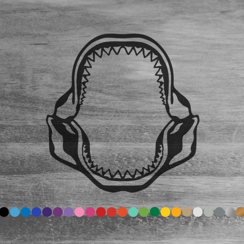 Shark Graphics for Boats - Etsy
