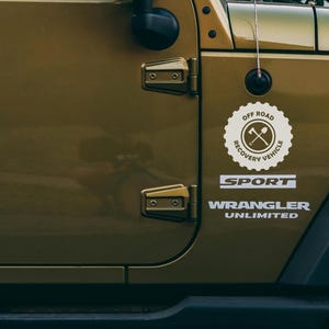 Off Road Recovery Vehicle Vinyl Decal Sticker for Car Truck 4x4 Atv Utv ...