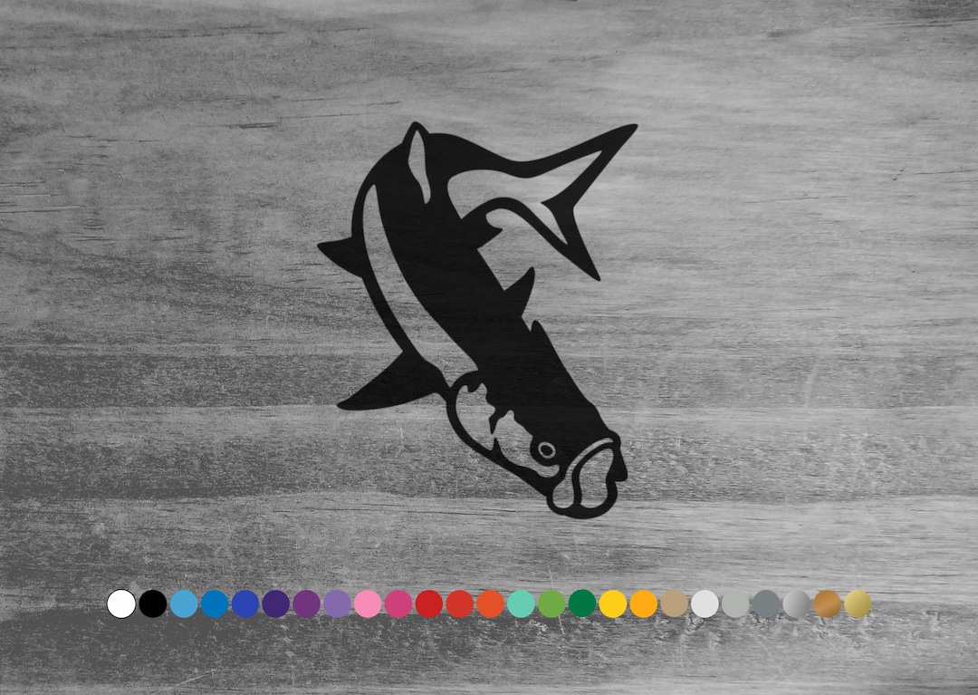 Tarpon Vinyl Decal Sticker for Car Truck Rv Camper Van Atv Window ...