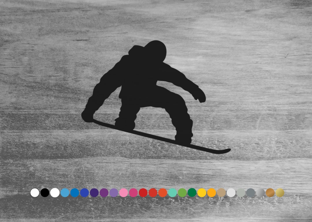 Snowboard Tail Grab Vinyl Decal Sticker for Car Truck Rv Camper Van Atv ...