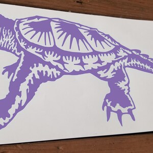 Snapping Turtle Vinyl Decal Sticker for Car Truck Suv Van 4x4 Window ...