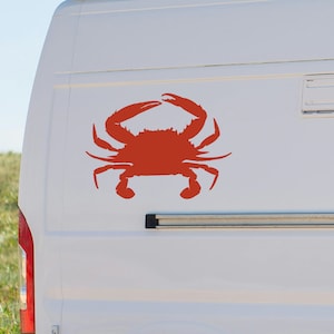 Blue Crab Vinyl Decal Sticker for Car Truck Rv Camper Van Atv Window ...