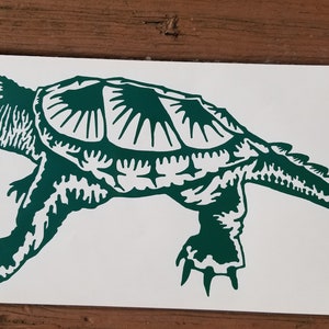 Snapping Turtle Vinyl Decal Sticker for Car Truck Suv Van 4x4 Window ...