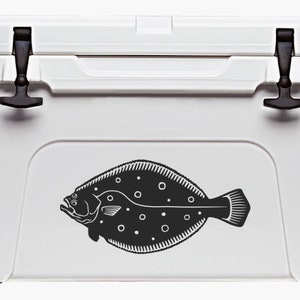 Fluke Summer Flounder Vinyl Decal Sticker for Car Truck Suv Rv Van 4x4 ...