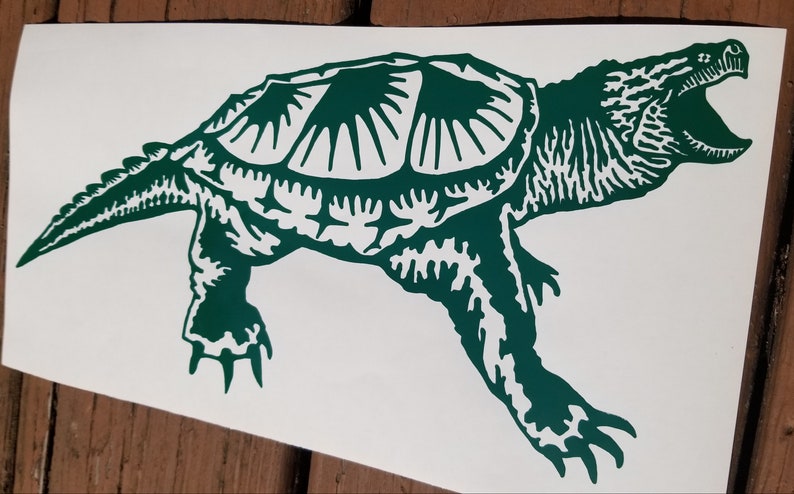Snapping Turtle Vinyl Decal Sticker for Car Truck Suv Van 4x4 - Etsy