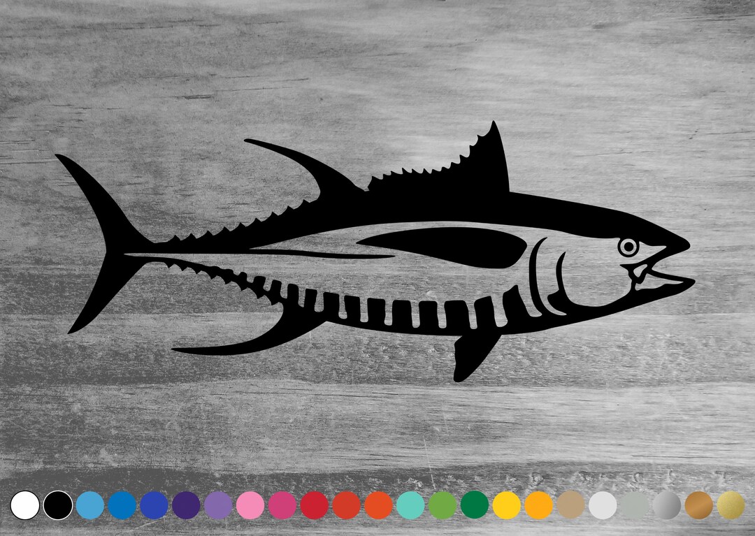 Tuna Vinyl Decal Sticker for Car Truck Rv Camper Van Atv Window Bumper ...