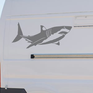 White Shark Vinyl Decal Sticker for Car Truck Rv Camper Van Atv Window ...
