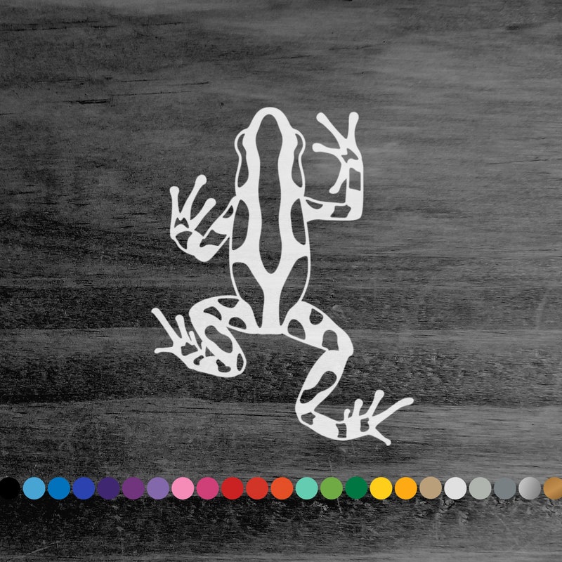 Frog Wall Decal - Etsy