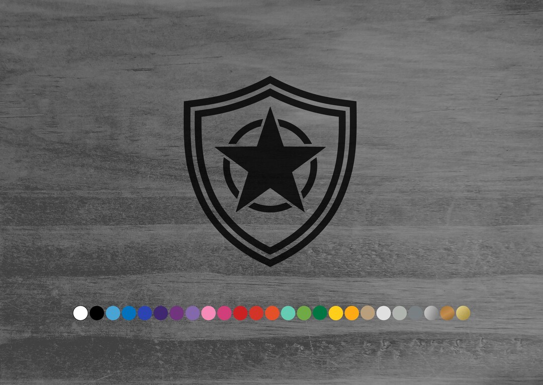 Police Badge Vinyl Decal Sticker for Ride-on Power Wheels Car Truck ...